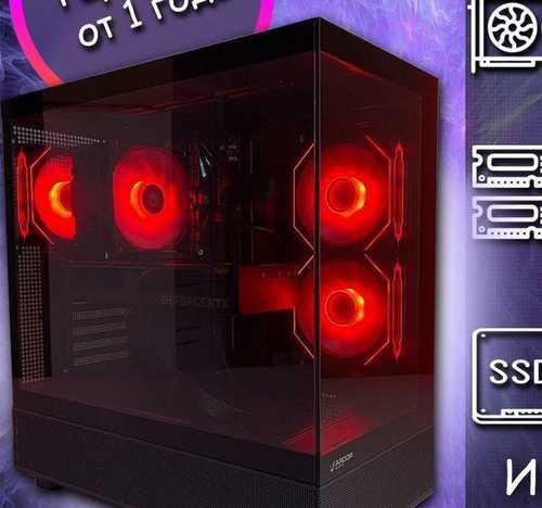 Игровой пк Ryzen 5 7500f / RTX 4060 / 16Gb DDR5