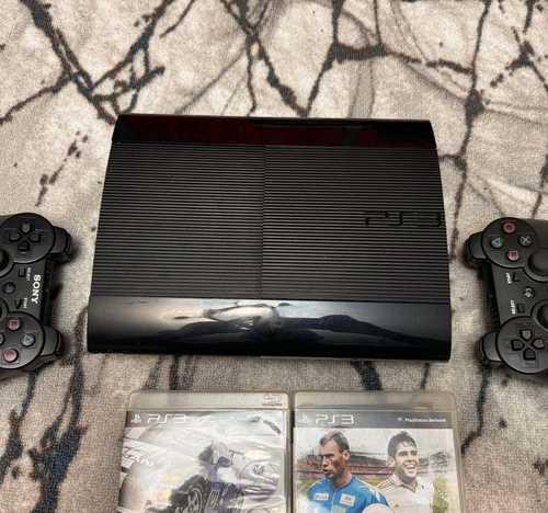 Sony ps3 super slim 500gb прошитая  20 игр