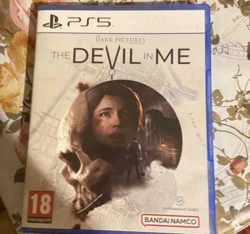 Диск на ps5 "the dark pictures" the devil in me