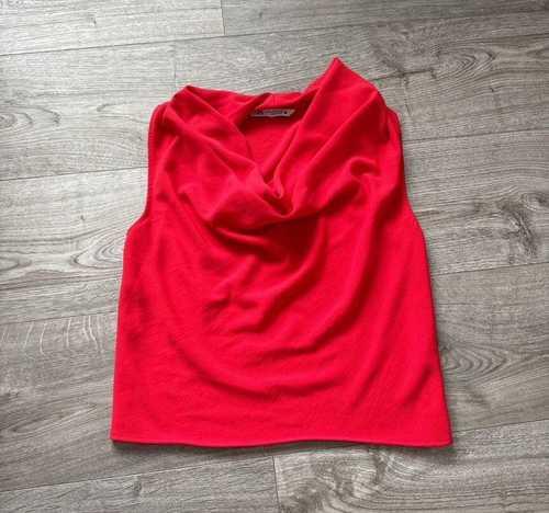 Топ zara красный s
