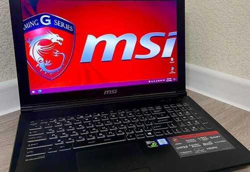 MSI i5-6300HQ/GTX 950m/SSD+HDD/8GB