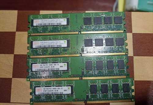 Оперативная память DDR2 800Mhz 4Gb (4x1Gb)