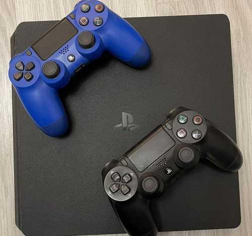 Sony playstation 4 slim 1tb 2 геймпада