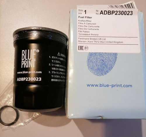 Adbp230023 blue print фильтр топливный