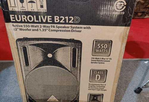 Активная акустика behringer eurolive b212d