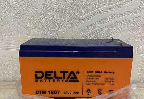 Аккумулятор delta dtm 1207