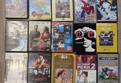 DVD диски фильмы, мультфильмы, караоке