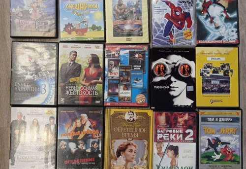 DVD диски фильмы, мультфильмы, караоке