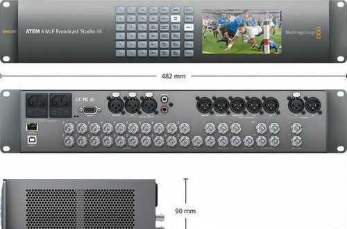 Видеомикшер atem 4 M/E Broadcast Studio 4K