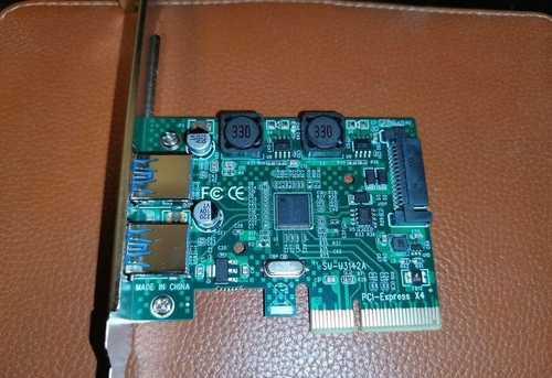 Контроллер PCIe USB3.1 Gen2 (10 Гбит/c)