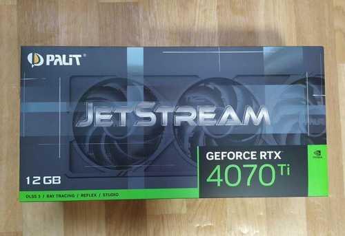 Коробка Palit GeForce RTX 4070 Ti JetStream 12GB