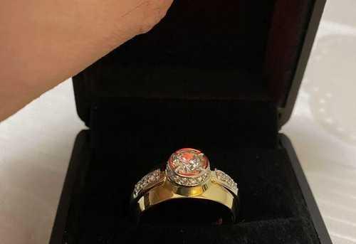 Мужской золотой перстень с Бриллиантами 1,04 карат