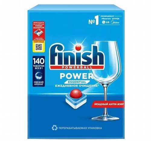 Таблетки для посудомойки Finish Power Essential