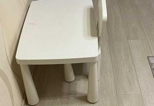 Стол со стульчиком детский Мамут IKEA