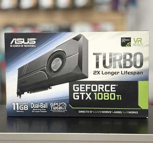 Видеокарта asus GTX 1080 Ti (11Gb) turbo