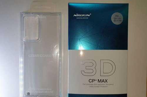 Nillkin 3dсpmax и Clear Cover Samsung Note20 Ultra