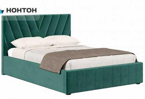 Кровать Палермо велюр зеленый
