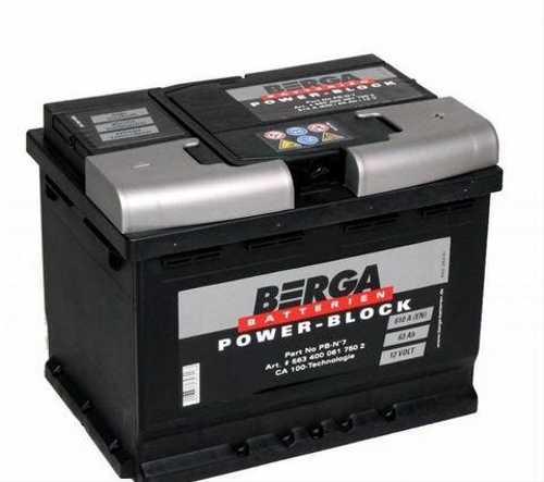 Аккумулятор Berga PB-№7 63 Ач