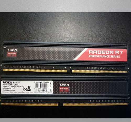 Ddr4 amd radeon 4 gb с радиаторами