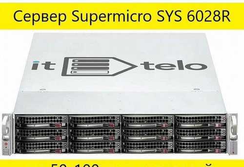 Сервер Supermicro SYS 6028R на 50-100 users