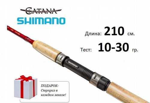 Спиннинг Shimano Catana 210 тест 10-30
