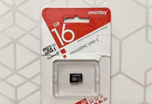 Карта памяти Smartbuy microsdhc 16 гб