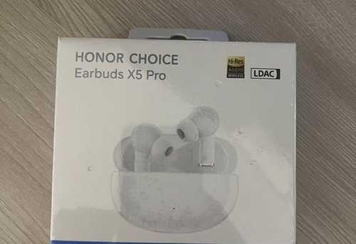 Беспроводные наушники honor earbuds x5 pro