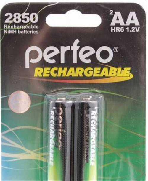 Perfeo AA 2850mAh/2BL Аккумулятор