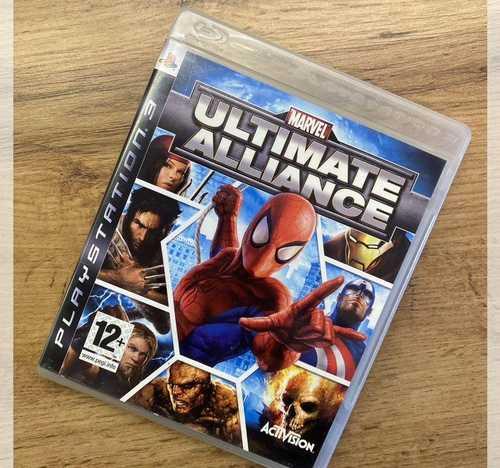 Диск на ps3 Marvel Ultimate Alliance