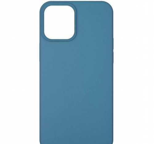 Чехол для iPhone 14 Silicone Case (Серо-голубой)