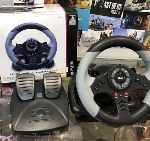 Игровой руль Hori racing wheel 3 ps3