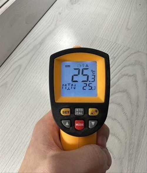 Инфракрасный термометр строительный (пирометр)
