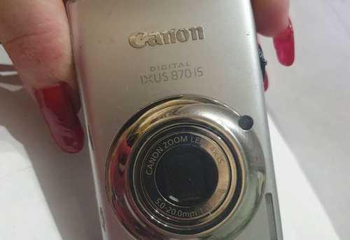 Фотоаппарат Canon ixus 870 для ретро фото