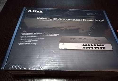 Коммутатор D-link des 1016d