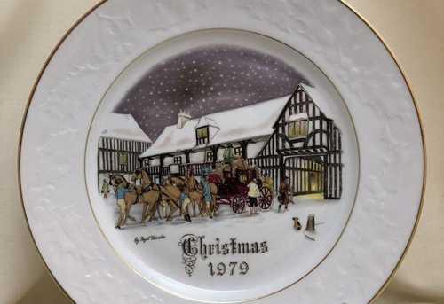 Новогодняя тарелка 1979 год, Royal Worcester