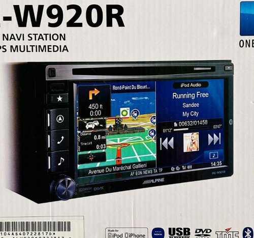 2din магнитола alpine INE-W920R Новая