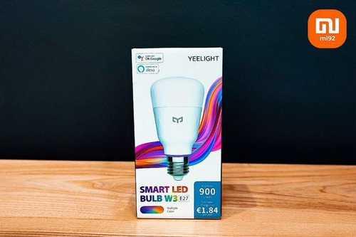 Wi-Fi лампочка Xiaomi Yeelight Smart LED Bulb W3