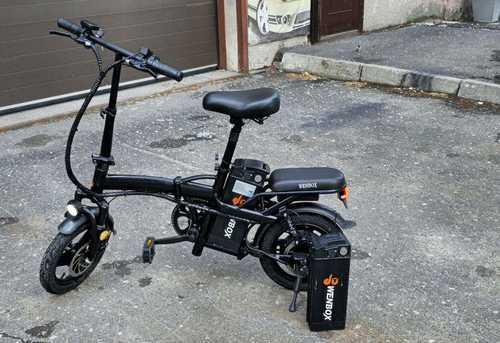 Электровелосипед wenbox mini с дополнительным акб