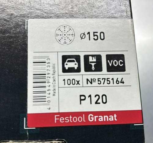 575164 Festool Granat D150 P120 "48"