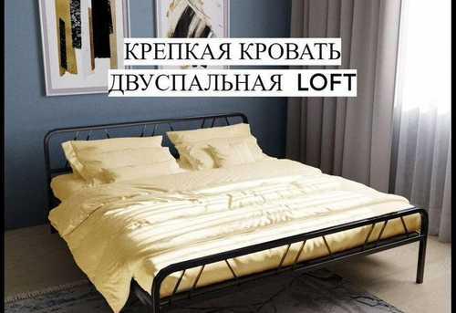 Кровать двуспальная IKEA лофт