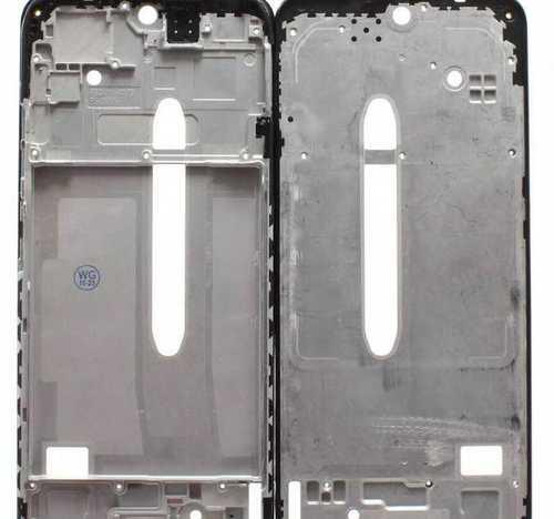 Рамка дисплея для Xiaomi Poco M4 Pro 4G Черная