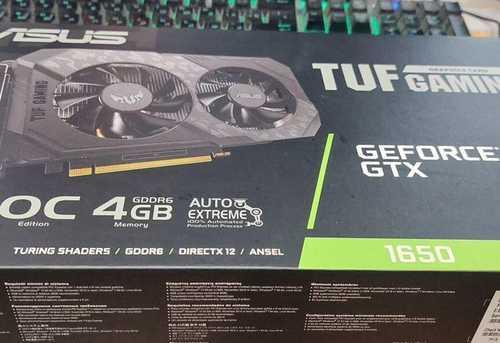 Коробка от видеокарты Asus TUF Gaming GTX 1650 4GB