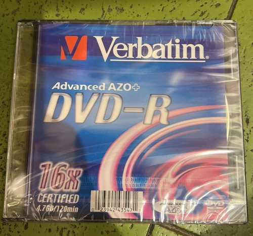 Болванки Verbatim DVD-R 4.7 GB - 20 шт