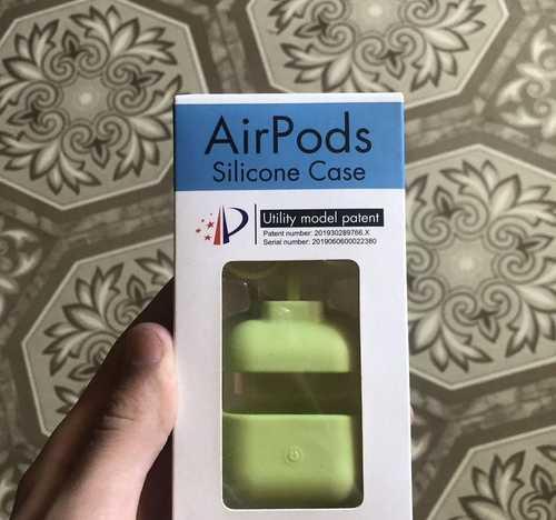 Чехол силиконовый для наушников Airpods