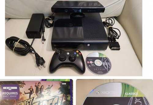 Xbox 360E HDD 250Gb+ Kinect+ 2 диска