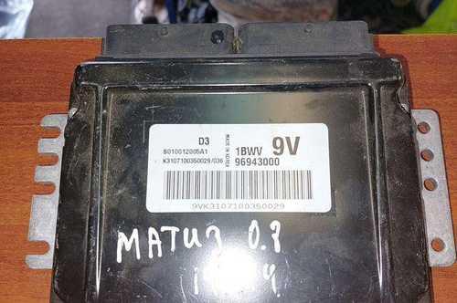Блок уапрвавления двигателем дэу матиз 96943000