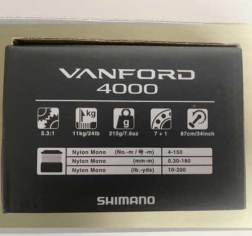 Продам катушку Shimano Vanford 4000
