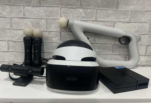 Sony playstation 4 vr шлем + aim controller