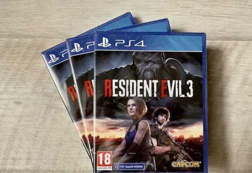 Resident evil 3 remake ps4 диск новый