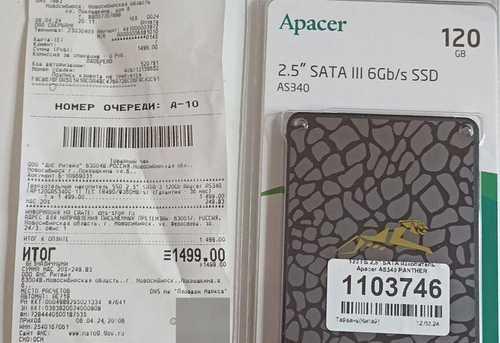 Жесткий диск SSD Apacer AS340 Partner 120GB
